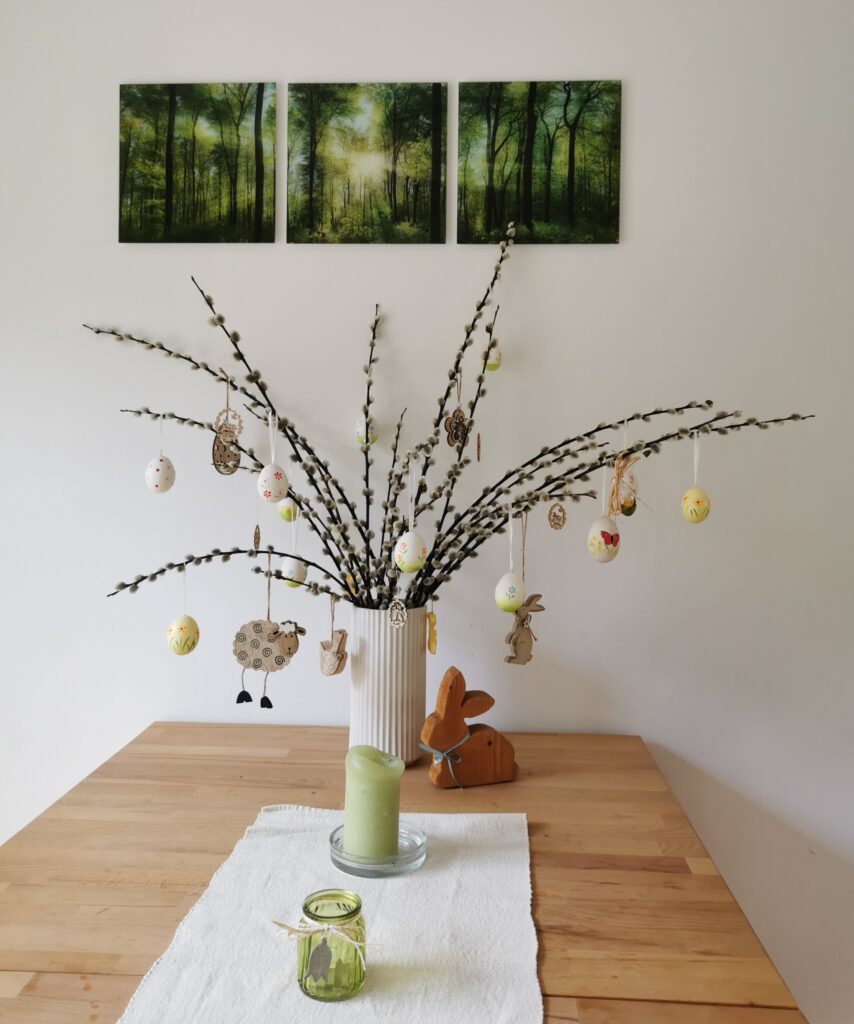 Unser Osterstrauch – Nina – Mama und mehr…